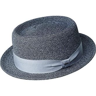 Bailey 1922 Chapeau Waits1922 chapeau pour homme chapeau en paille (L (58-59 cm) - bleu fonc&eacute;)