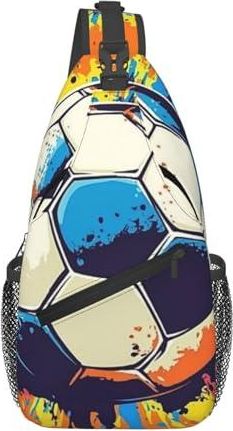 Generic Colour Smear Sac &agrave; bandouli&egrave;re pour homme Motif football