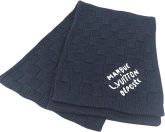 Louis Vuitton unisex, Pre-owned, Bleu, Taille: ONE Size Stole Pre-owned