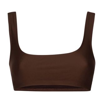 Andamane Stilvolles &auml;rmelloses Top - - Tops - Damen - Braun - M