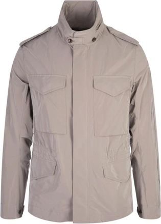 Montecore Homme, Vestes, Beige, Taille: 2XL Parka en coton et doudounes