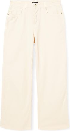 Sisley Sisley Damen Trousers 4ZN5LE00E Jeans, Creamy White Denim 0M5, 28