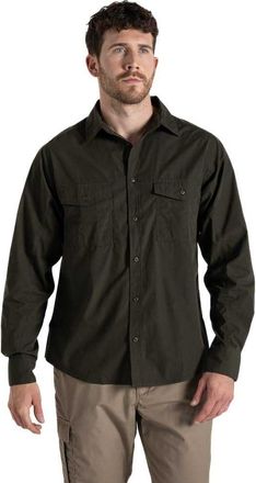 Craghoppers Herren Expert Kiwi L/S Shirt Hemd mit Button-Down-Kragen, Dunkles Zederngrün, XXXL