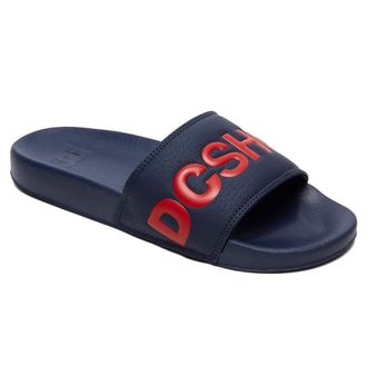 DC DC SLIDE, Badeschuhe, Blau (NAVY/RED NRD), 40.5 EU (7 UK)