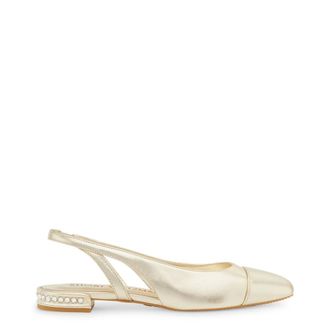 Stuart Weitzman Femme, Chaussures, Jaune, Taille: 37 EU Ballerines Slingback Cristal