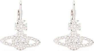 Vivienne Westwood Femme, Accessoires, Gris, Taille: ONE Size Grace Bas Relief Earrings
