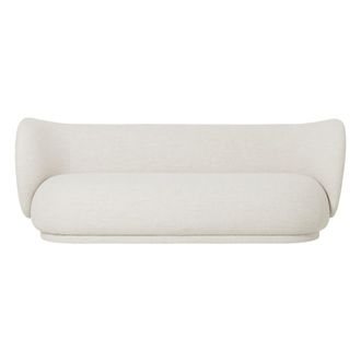 Ferm Living Canap&eacute; 3 places en tissu boucl&eacute; Rico Ferm Living