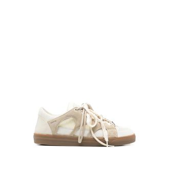 Santha Panelled Lace-up Sneakers