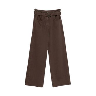 Brunello Cucinelli Damen, Hosen, Braun, SGr&ouml;&szlig;e