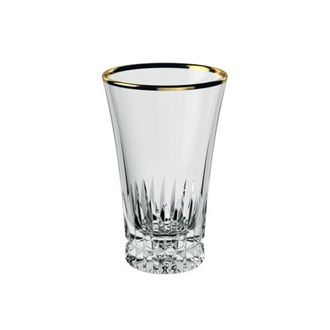 Villeroy & Boch Grand Royal Gold Longdrinkglas Set mit Goldrand, Gläser für Cocktails und Longdrinks, 300 ml, Kristallglas, Klar