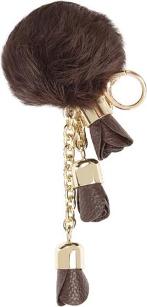 Kazar Brauner Schl&uuml;sselanh&auml;nger mit Bommel - - Accessories - Damen - Braun - ONE SIZE