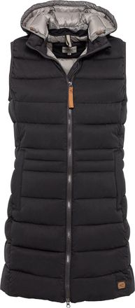 Camel Active Damen Steppweste mit abnehmbarer Kapuze Schwarz, womenswear-34