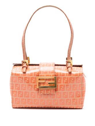 Fendi 20th Century Zucchino Crystal shoulder bag - Orange