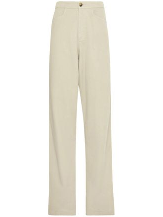 J.W.Anderson pantalon à coupe droite - Gris