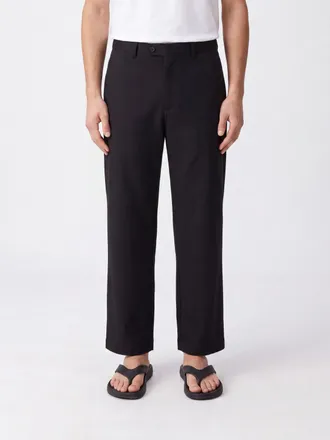 Comme Des Gar&ccedil;ons Chino-Hose aus Wolle mit weitem Bein