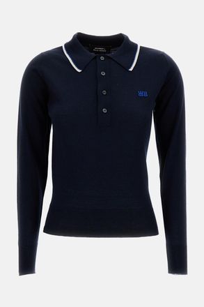 Wales Bonner Polohemd Mit Langen &Auml;rmeln John Smedley F&uuml;r Wales Bonner