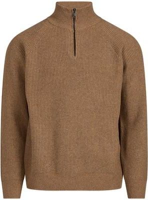 Aigle Pull droit col montant en laine