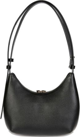 Furla Grained Calf Leather Shoulder Bag - Black