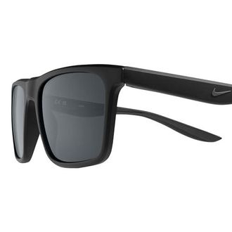 Nike Nike CHAK DZ7372 010 Matte Black/Dark Grey Sunglasses Man Iniettato, Rectangle, 54