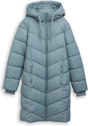 Tom Tailor Puffer-Mantel mit Kapuze - - Coats - Damen - Gr&uuml;n - L