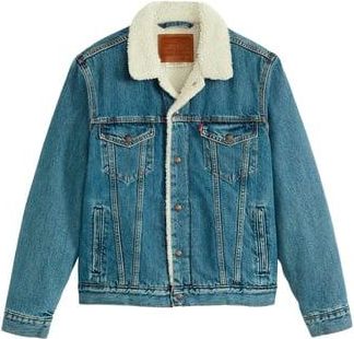 Levi's Veste en jean molletonn&eacute;e