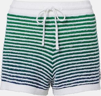 Loewe Short Paulas Ibiza en coton m&eacute;lang&eacute;