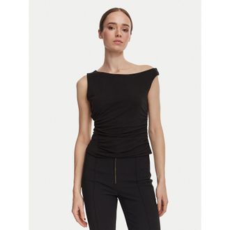 Guess Top W6YP38 K4517 Schwarz Slim Fit