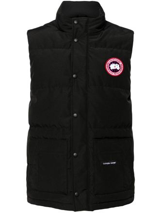 Canada Goose gilet matelassé Freestyle à patch logo - Noir
