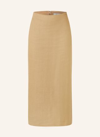 Max Mara Leinenrock Veranda beige