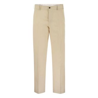 Pantaloni Torino Homme, Pantalons, Beige, Taille: L Pantalon Michael retravaill&eacute; en coton et lin