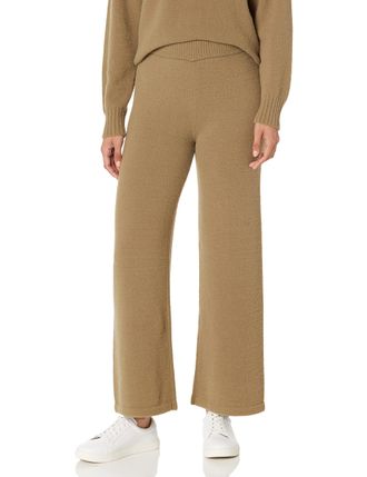 The Drop Jogginghose f&uuml;r Damen, Leo Superweich zum Hineinschl&uuml;pfen, Capers Olive, M