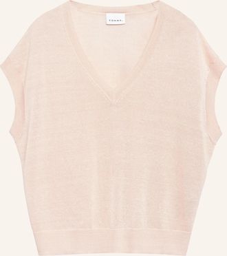 Comma Comma Pullunder Mit Leinen beige