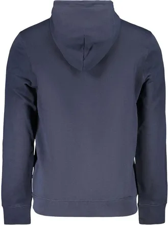 Calvin Klein Logo-Embroidered Cotton Hoodie - Navy