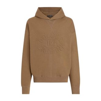 Dolce & Gabbana Stylischer Sweatshirt mit Einzigartigem Design - - Sweatshirts & Hoodies - Herren - Braun - XS