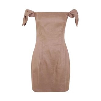 Elisabetta Franchi Femme, Robes, Brun, Taille: 40 FR Elisabetta Franchi Robes