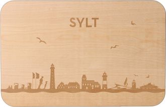 Goodtimes Sylt Skyline Fr&uuml;hst&uuml;cksbrett 23cm x 15cm x 1cm