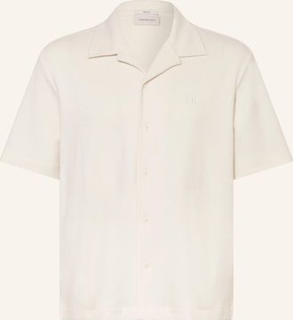Calvin Klein Jeans Resorthemd Relaxed Fit beige