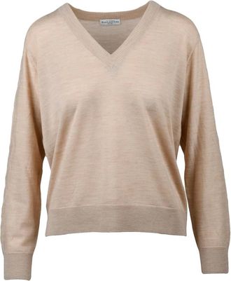 Ballantyne Femme, Pulls, Beige, Taille: 38 FR Maglioncino a V