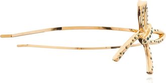 Marni Femme, Accessoires, Jaune, Taille: ONE Size Headband with Shimmering Crystals