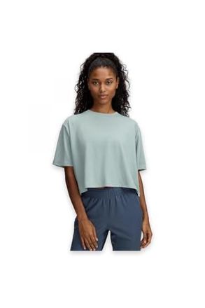 Under Armour Haut &agrave; Manches Courtes UA Rival pour Femme, Silice Vert/Noir/Blanc, M