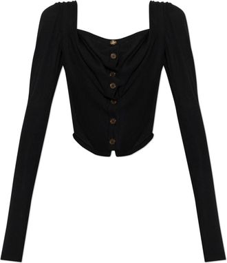 Vivienne Westwood Bea Woll Cardigan - - Knitwear - Damen - Schwarzk - L