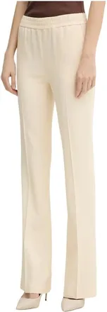 Twinset Femme, Pantalons, Beige, Taille: 44 FR Pantalon en twill