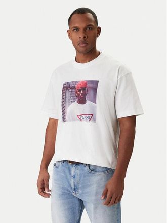 Guess T-Shirt M5BI3G K8FQ4 Wei&szlig; Regular Fit