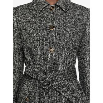 Dolce & Gabbana Fczae Coat - Black