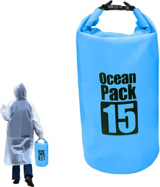 Generic wasserdichte Drybags,15L Camping Aufbewahrungstasche | Schwimmen Aufbewahrungstasche - f&uuml;r Kajakfahrer Booters Schwimmer Sparren Surfer Reisende Wande
