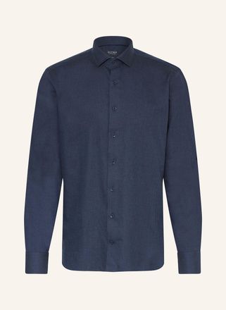 Olymp Olymp Signature Flanellhemd Casual Fit blau