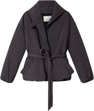 Isabel Marant Manteau trench ceintur&eacute; Volinda en coton et lin