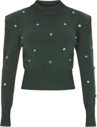 Faina Zur Seite fahren Damen dunkelgr&uuml;n