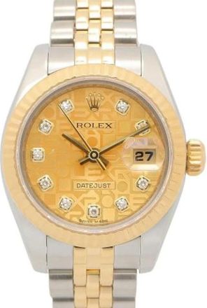 Rolex Montre Pre-owned Datejust 26mm - Femme - Pre-owned - Jaune - Taille: ONE Size