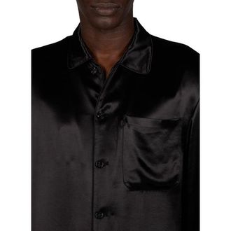 Ann Demeulemeester Chemise dint&eacute;rieur satin&eacute;e